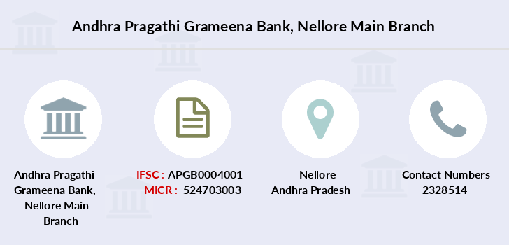 Andhra Pragathi Grameena Bank Nellore Main IFSC Code APGB0004001