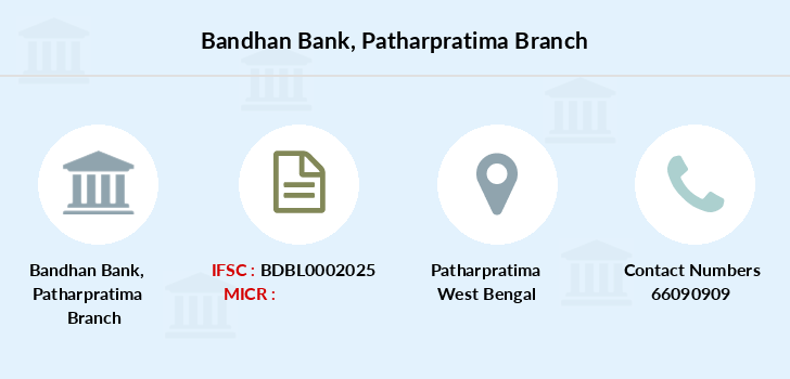 Bandhan Bank Patharpratima IFSC Code BDBL0002025