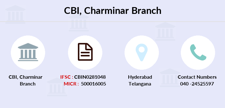 CBI Charminar IFSC Code CBIN0281048