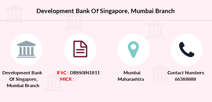 Development Bank Of Singapore Mumbai IFSC Code DBSS0IN1811