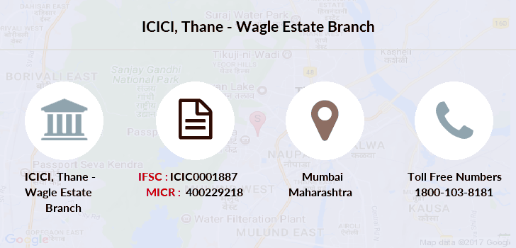 ICICI Thane - Wagle Estate IFSC Code ICIC0001887