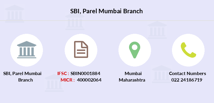 SBI Parel Mumbai IFSC Code SBIN0001884