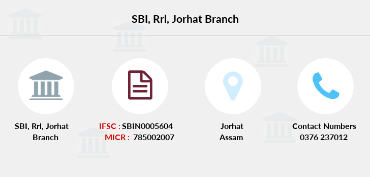 SBI Rrl, Jorhat IFSC Code SBIN0005604