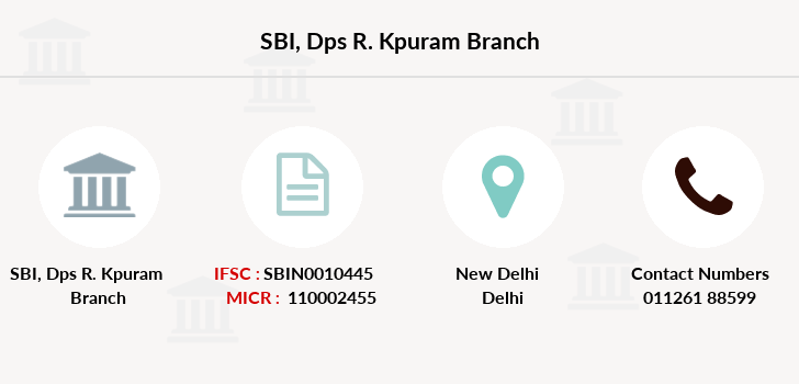 SBI Dps R. kpuram IFSC Code SBIN0010445