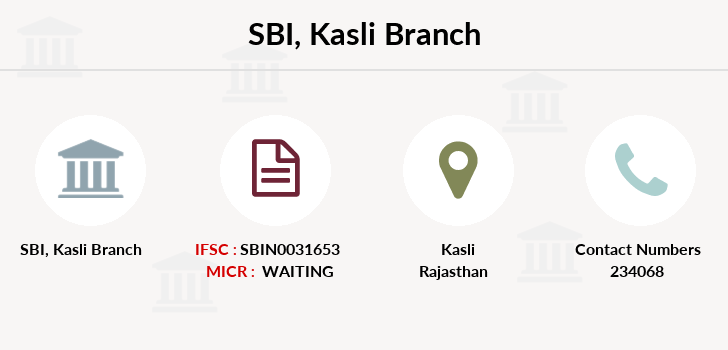 SBI Kasli IFSC Code SBIN0031653