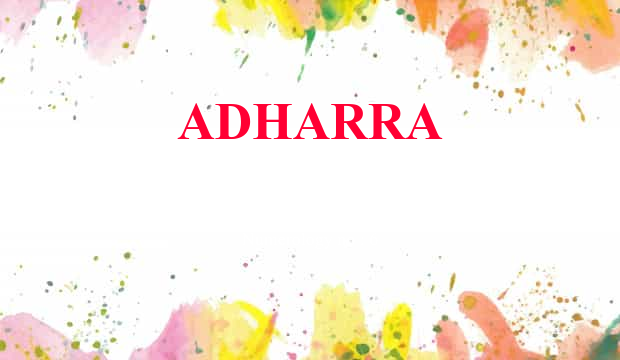 Adharra Name Meaning