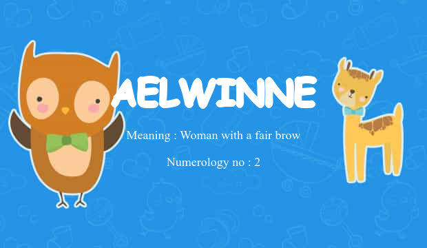 Aelwinne Name Meaning