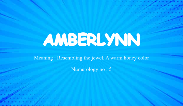 Amberlynn Name Meaning