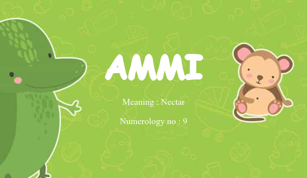 Ammi Name Meaning
