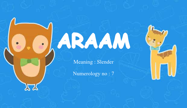 Araam Name Meaning