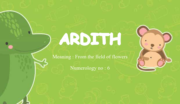 Ardith Name Meaning