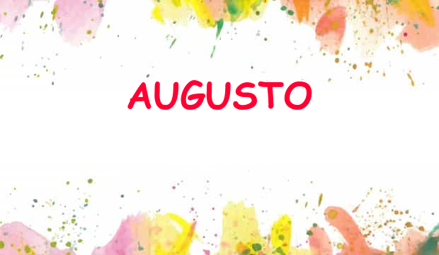 Augusto Name Meaning