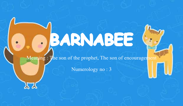 Barnabee Name Meaning
