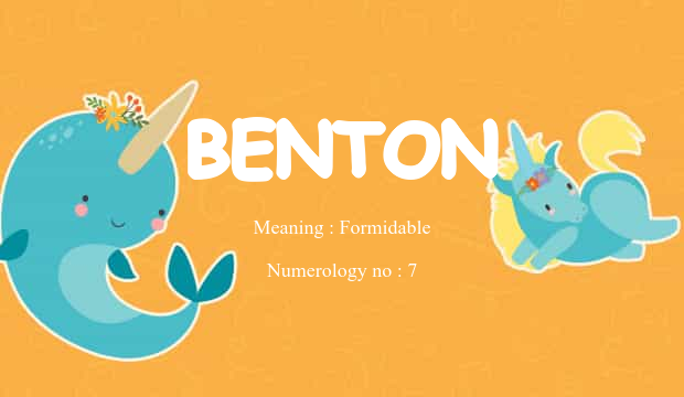 Benton Name Meaning