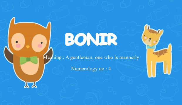 Bonir Name Meaning