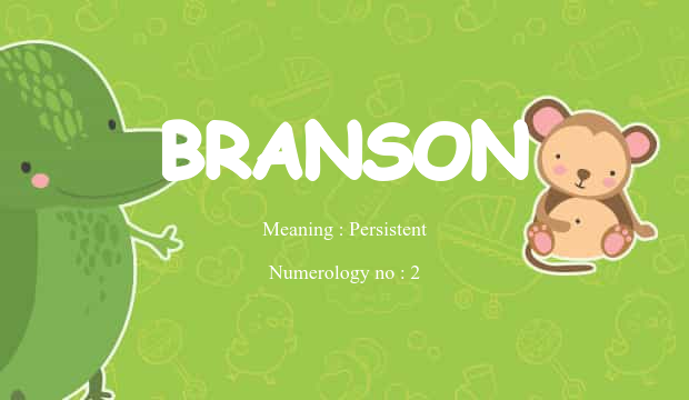 Branson Name Meaning