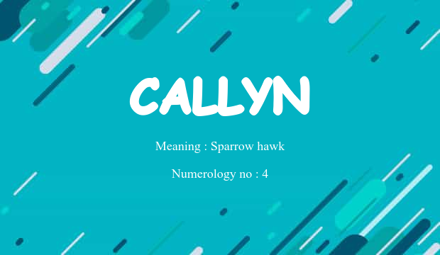 Callyn Name Meaning