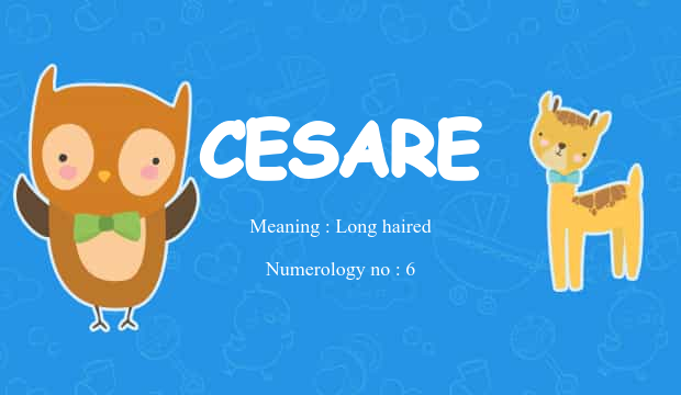 Cesare Name Meaning