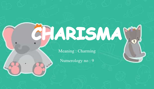 Charisma Name Meaning