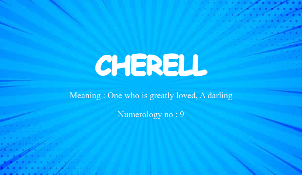 Cherell Name Meaning