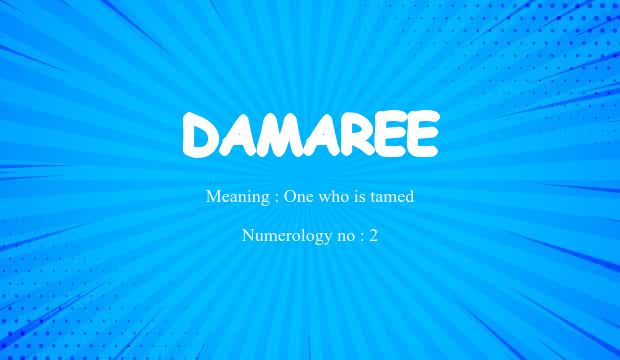 Damaree Name Meaning