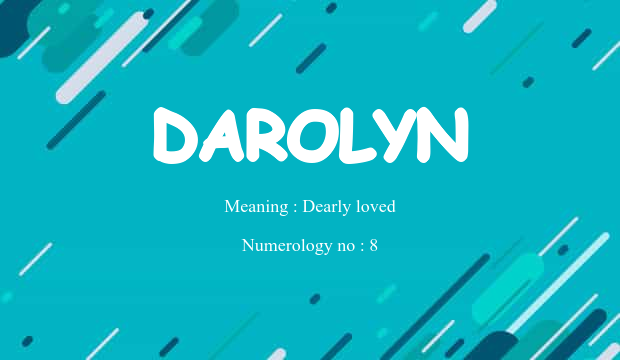 Darolyn Name Meaning