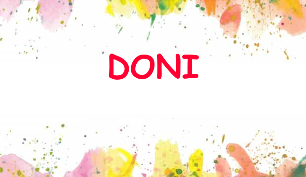 Doni Name Meaning