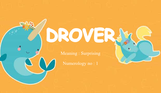 Drover Name Meaning