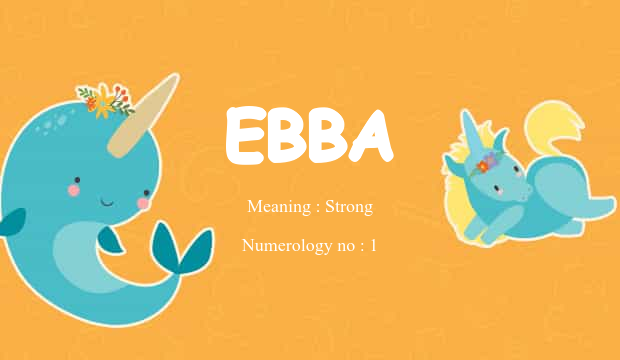 Ebba Name Meaning