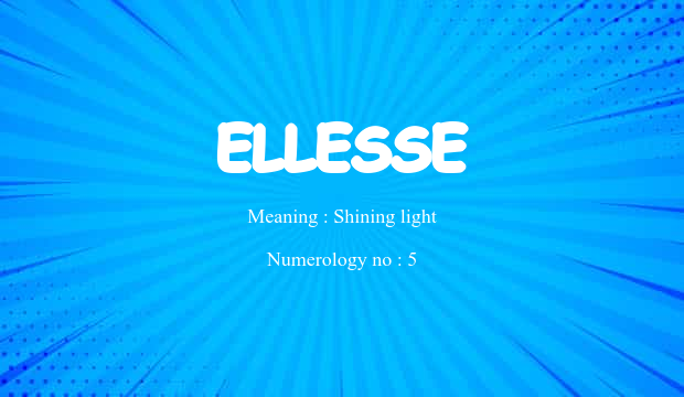 Ellesse Name Meaning