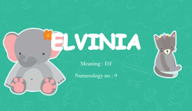 Elvinia Name Meaning