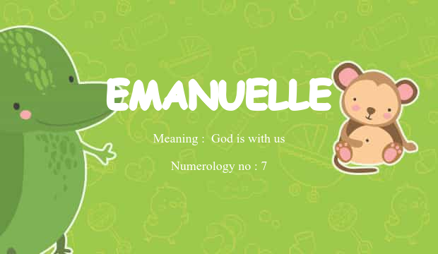 Emanuelle Name Meaning