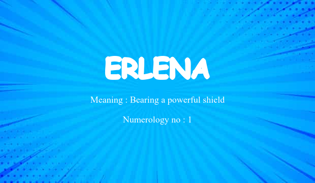 Erlena Name Meaning