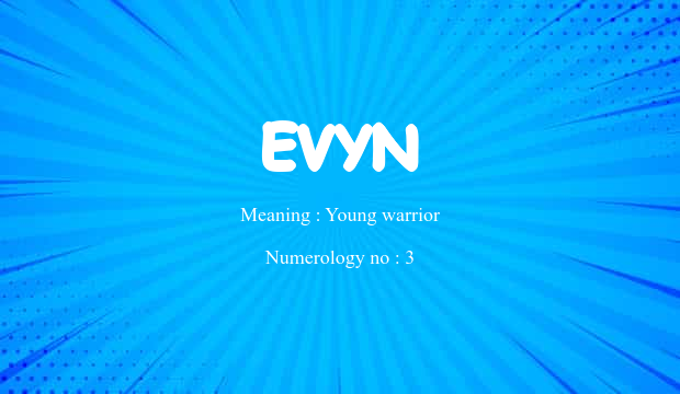 Evyn Name Meaning