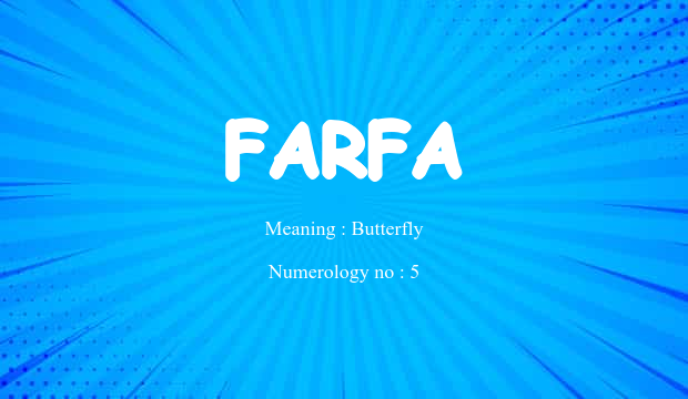 Farfa Name Meaning