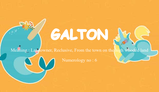 Galton Name Meaning