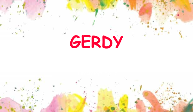 Gerdy Name Meaning