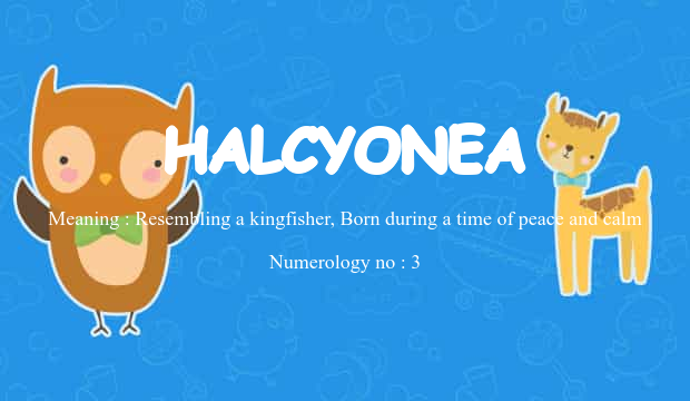 Halcyonea Name Meaning