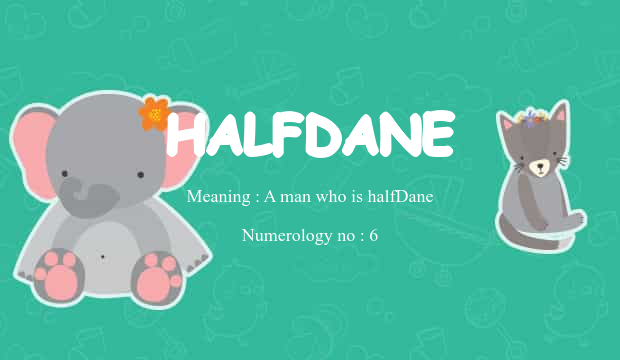 Halfdane Name Meaning