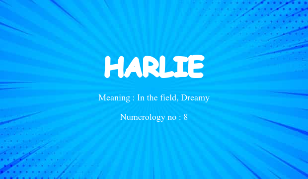 Harlie Name Meaning