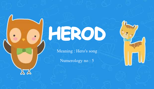 Herod Name Meaning