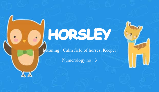 Horsley Name Meaning