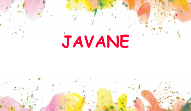 Javane Name Meaning