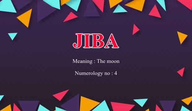 Jiba Name Meaning