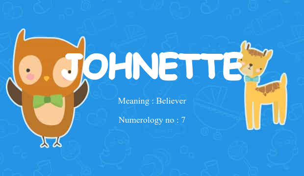 Johnette Name Meaning