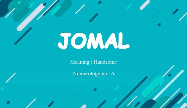 Jomal Name Meaning