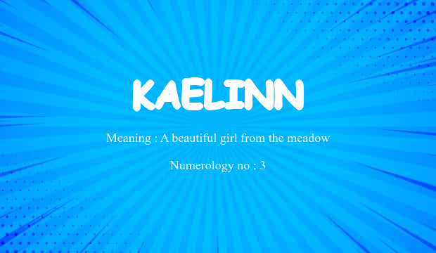 Kaelinn Name Meaning