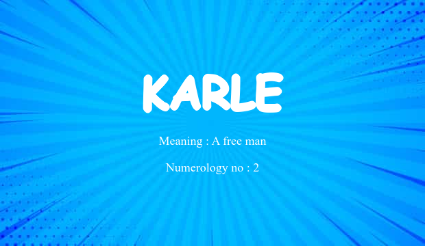 Karle Name Meaning