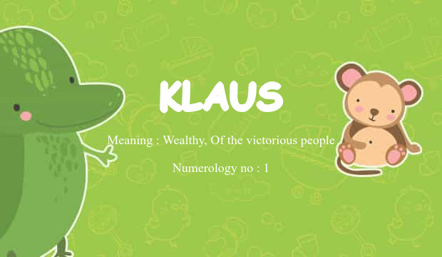 Klaus Name Meaning