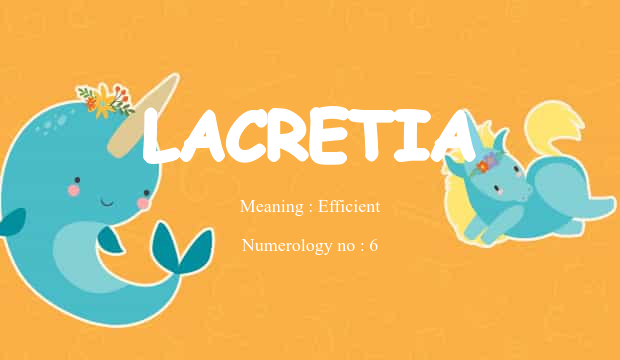 Lacretia Name Meaning